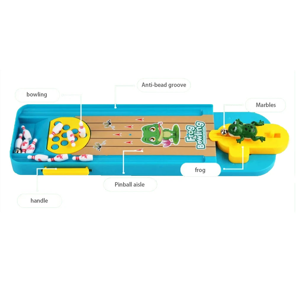 🎳🐸 Mini Frog Bowling Game Set – GLOBGRIP®